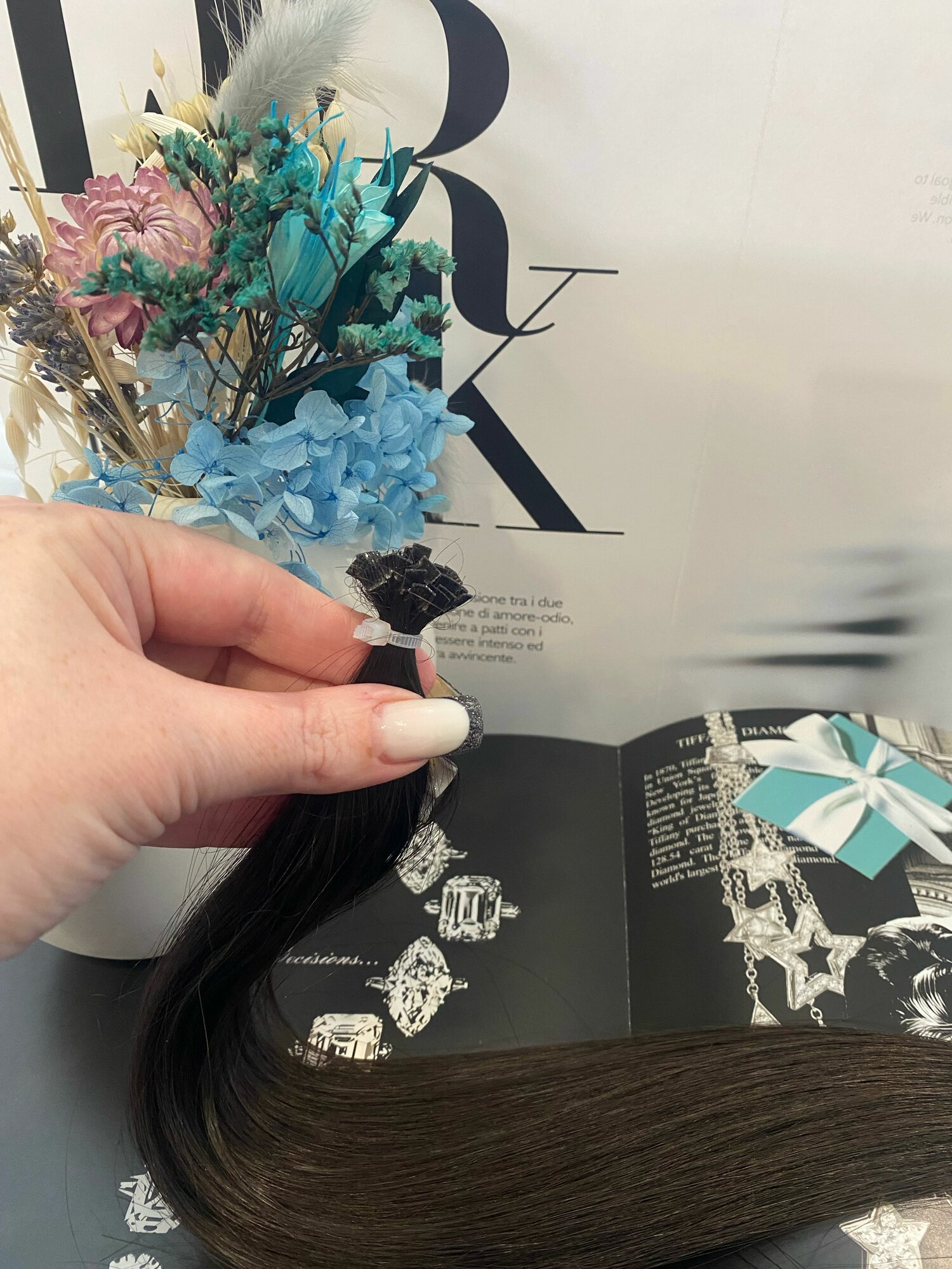 Биопротеиновые волосы на капсулах для наращивания