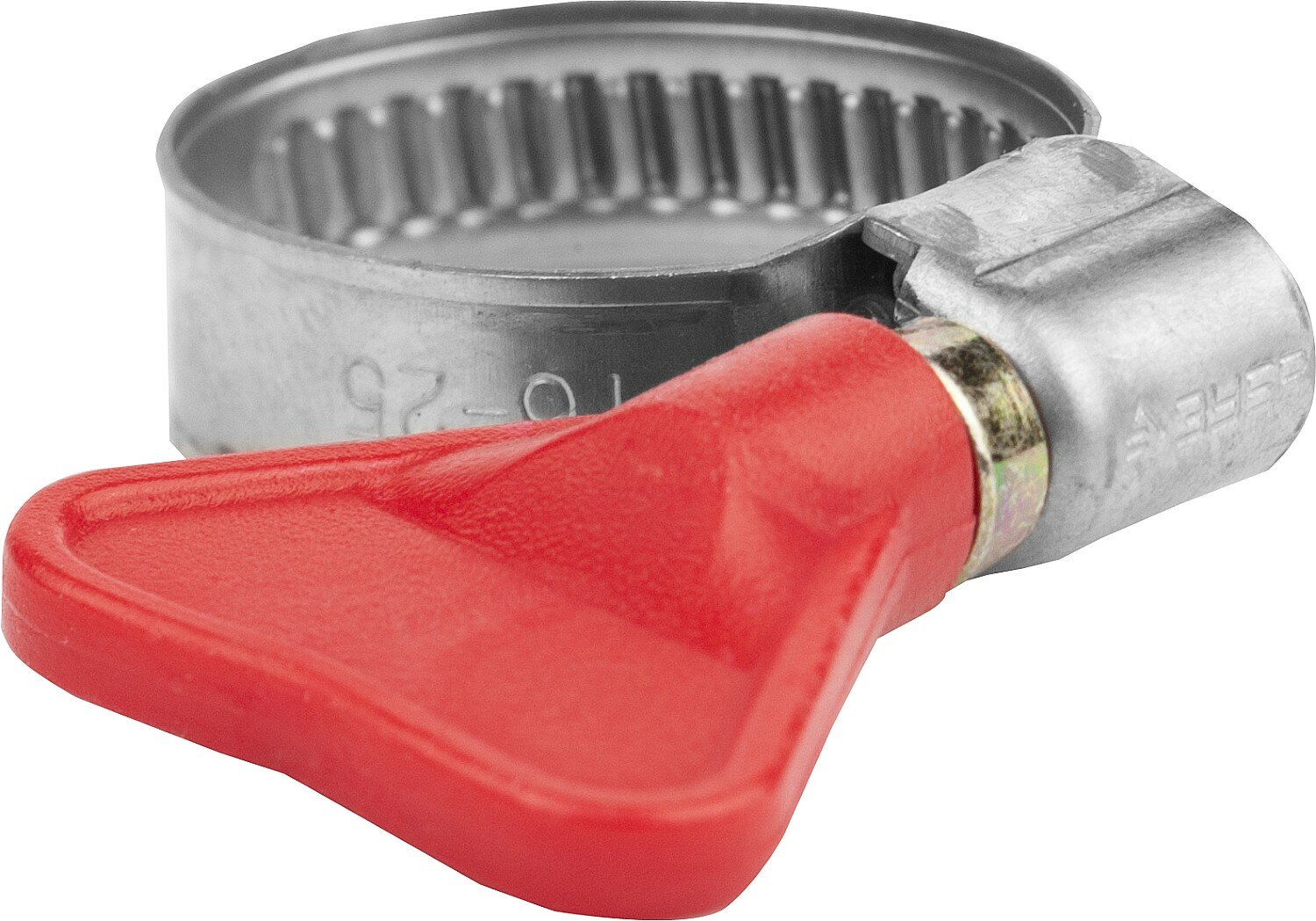 Хомуты нержавеющие ЗУБР Бабочка, 40-60 мм, накатная лента 9 мм, 50 шт, Профессионал