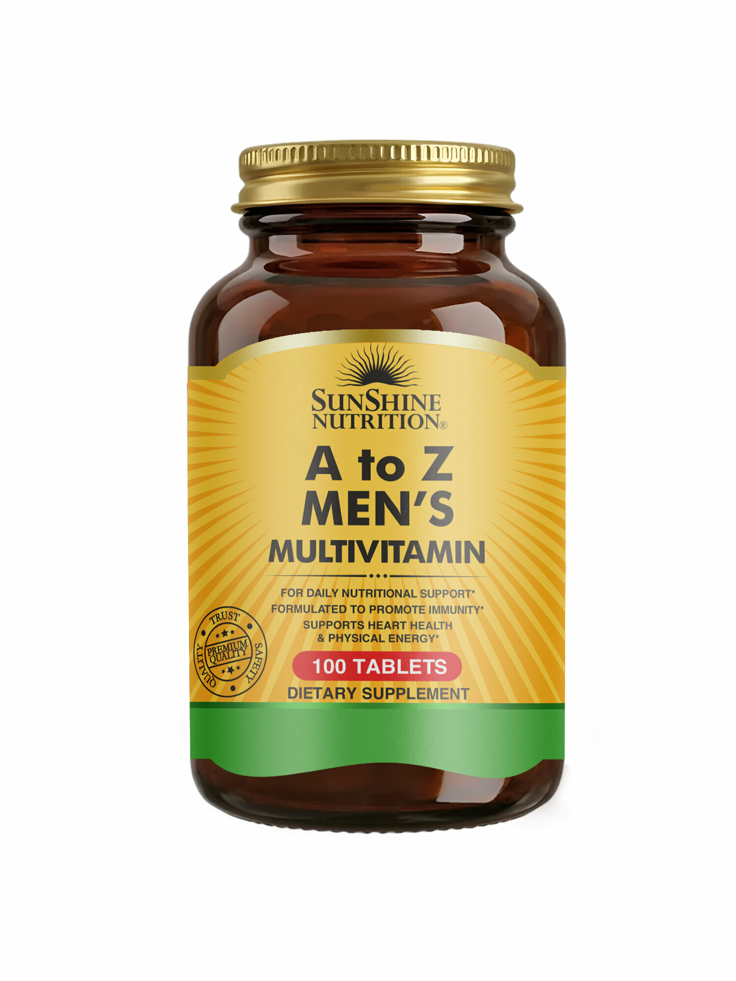 Витамины SunShine Vit A-Z Men's, БАД, для мужчин, 100 таблеток