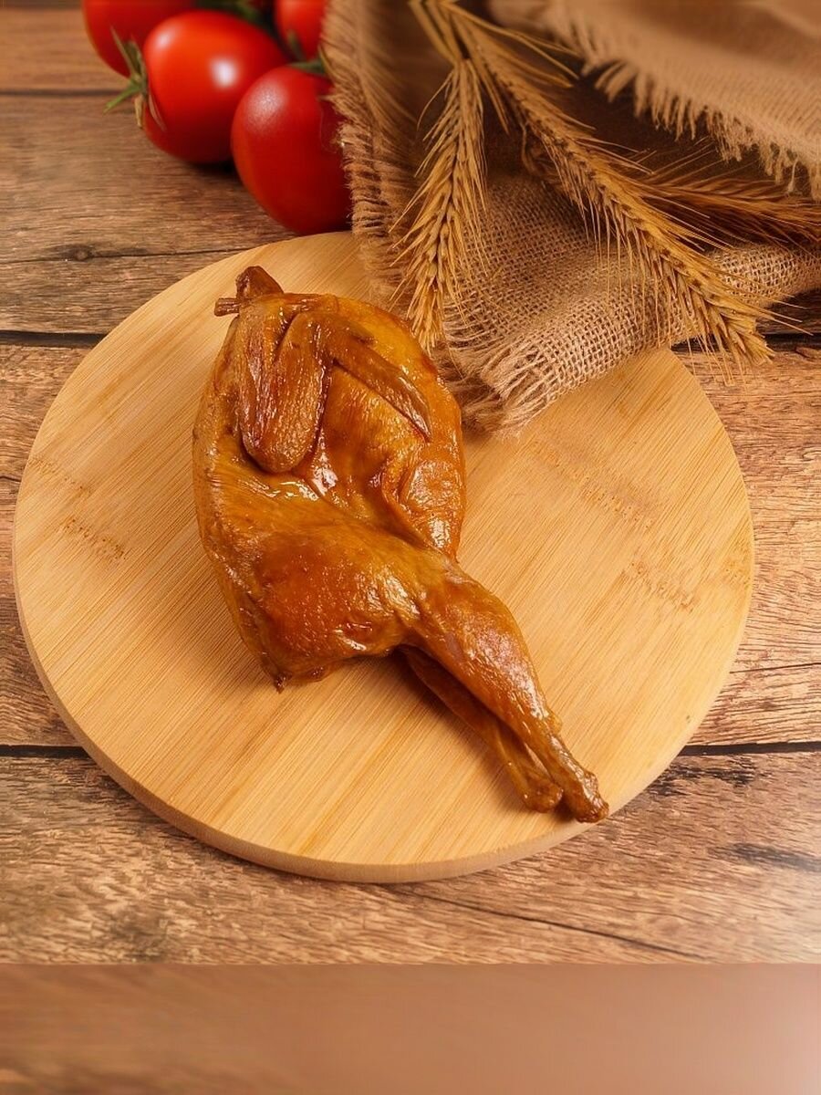 Перепелка тушка горячего копчения 380 гр, Кубань, Ферма Евгения Рошаля