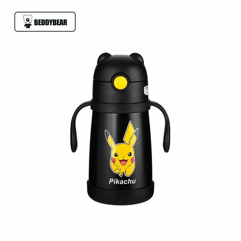 Кружка Pikachu с бегущим дизайном термокружка из нержавеющей стали 316 380 мл для женщин