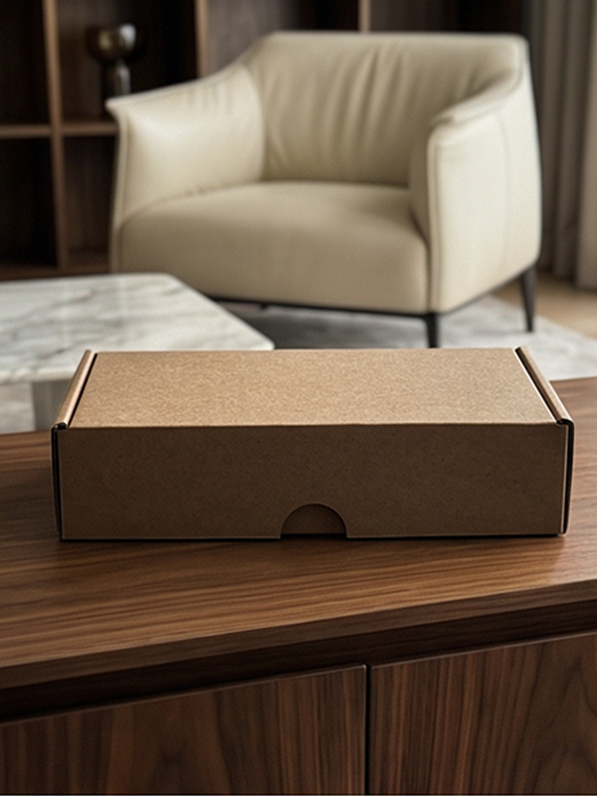 Картонная коробка для упаковки 172X93X39 цвет крафт 50 штук