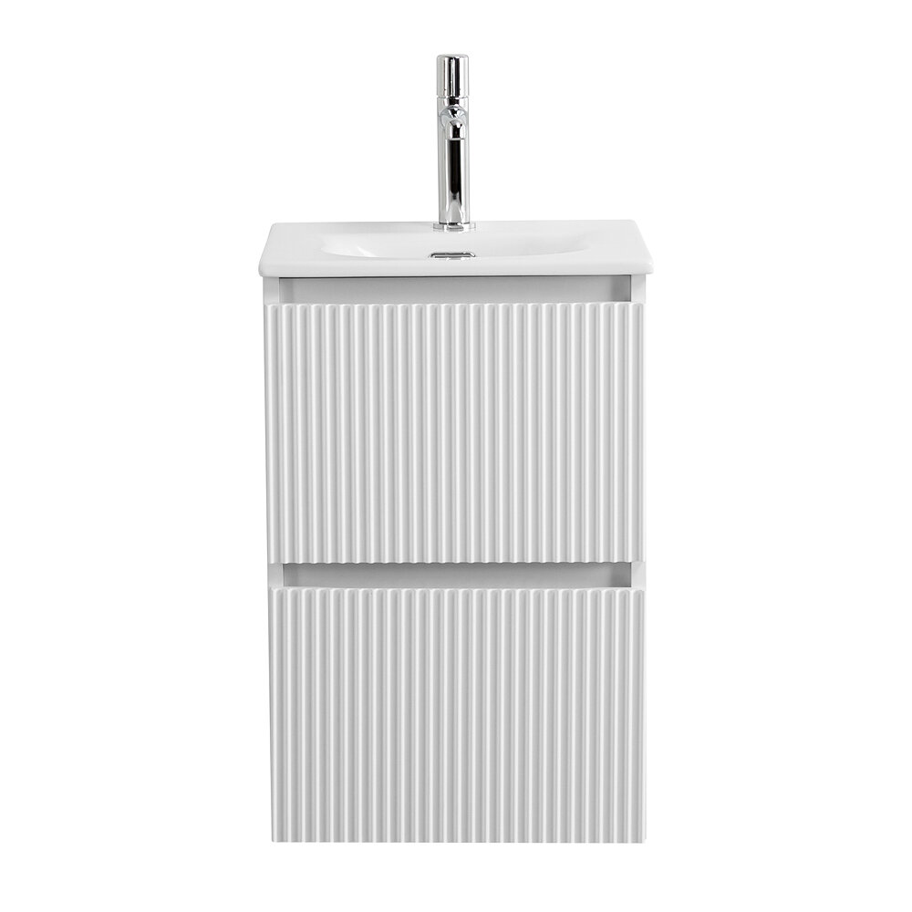 Тумба с раковиной BelBagno UNO-MINI 40 Bianco Opaco