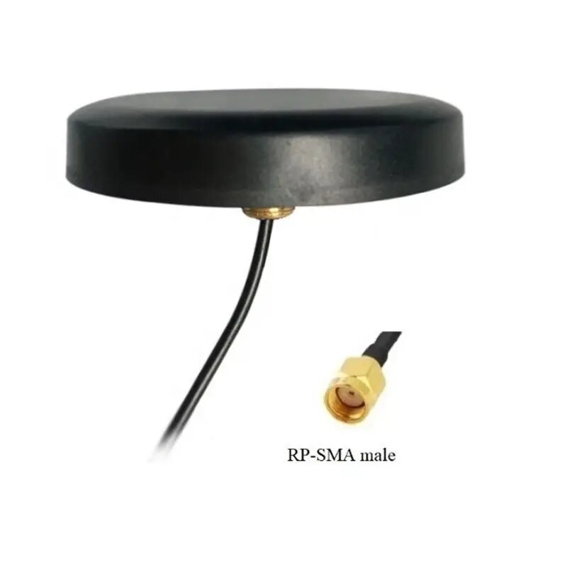 Водонепроницаемая двухдиапазонная автомобильная антенна с винтовым креплением для наружного использования, 2,4 ГГц, 5,0–5,8 ГГц, Wi-Fi