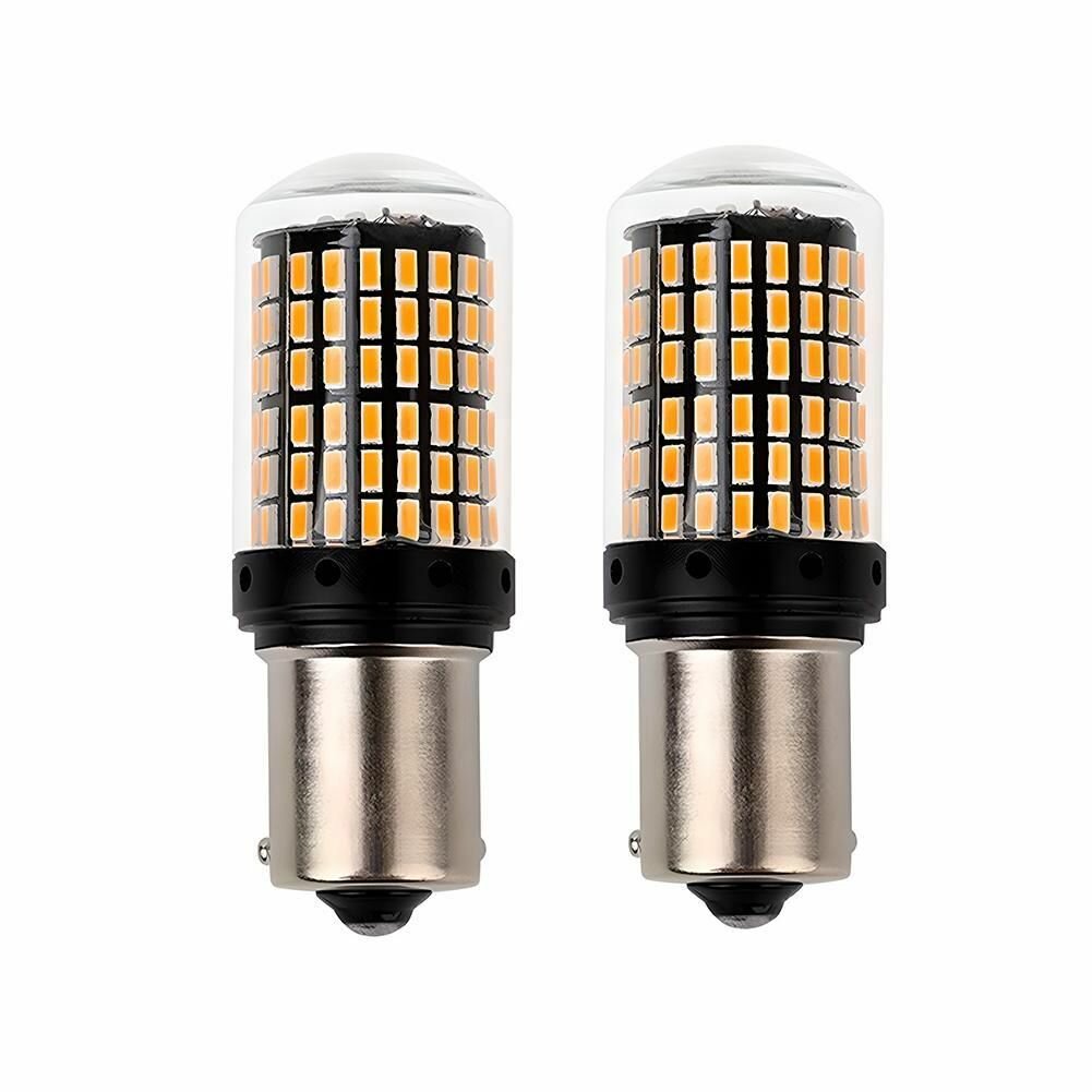Лампа автомобильная P21W, 2 шт. арт. 1156-144SMD