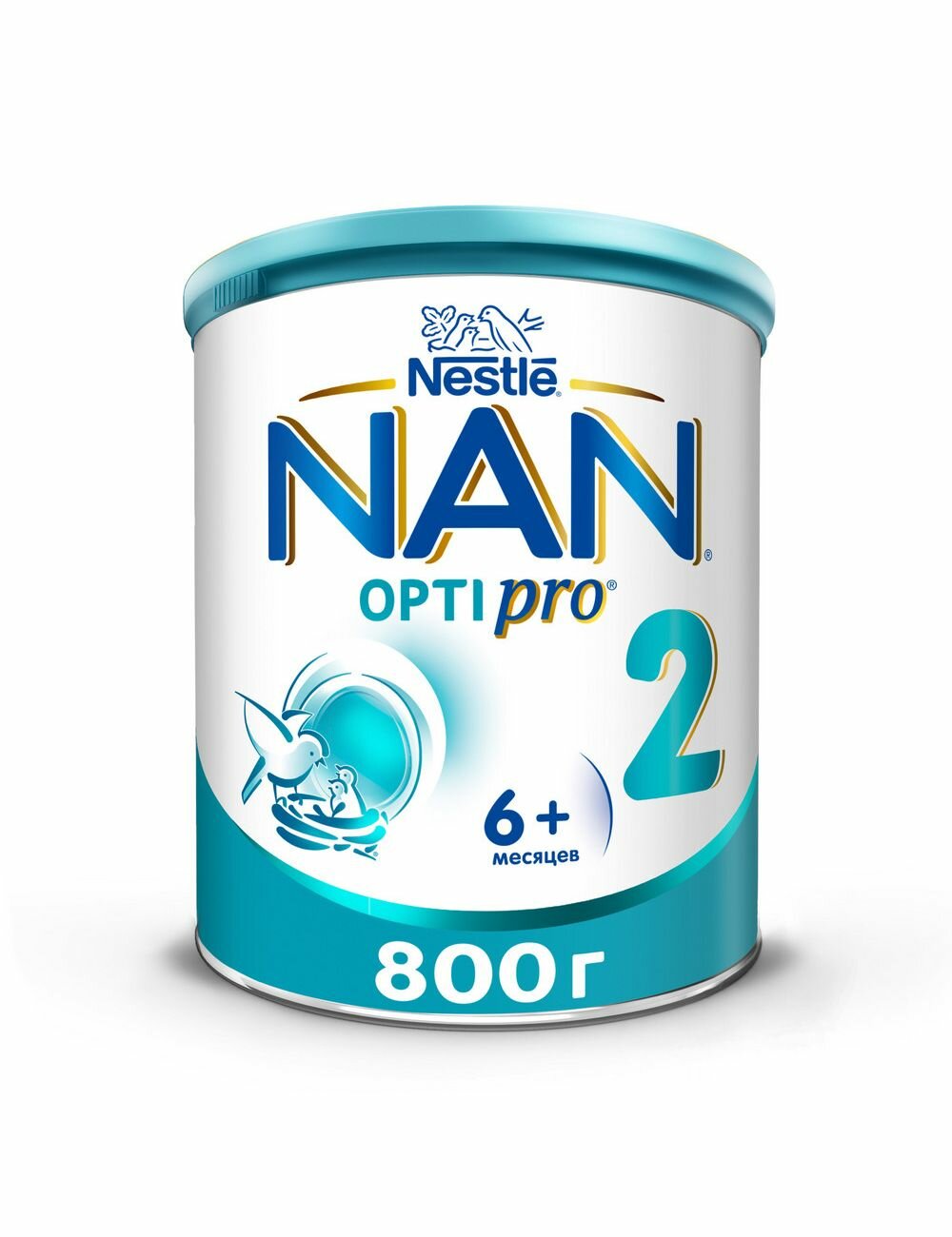 Молочная смесь Nestle NAN 2 OPTIPRO с 6 месяцев 800г 1шт