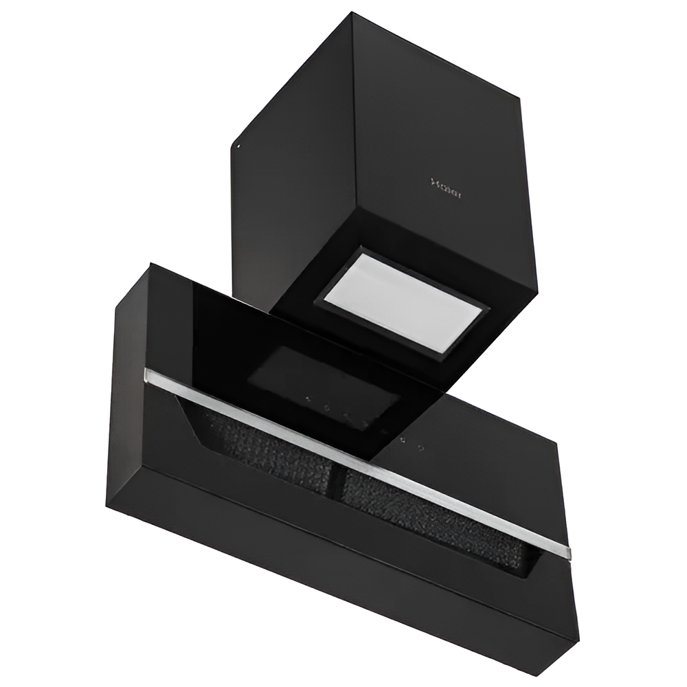 Встраиваемая вытяжка Haier HVX-W682CBX, Mощность 670 м³/ч, длина кабеля 1 метр, светодиодное освещение