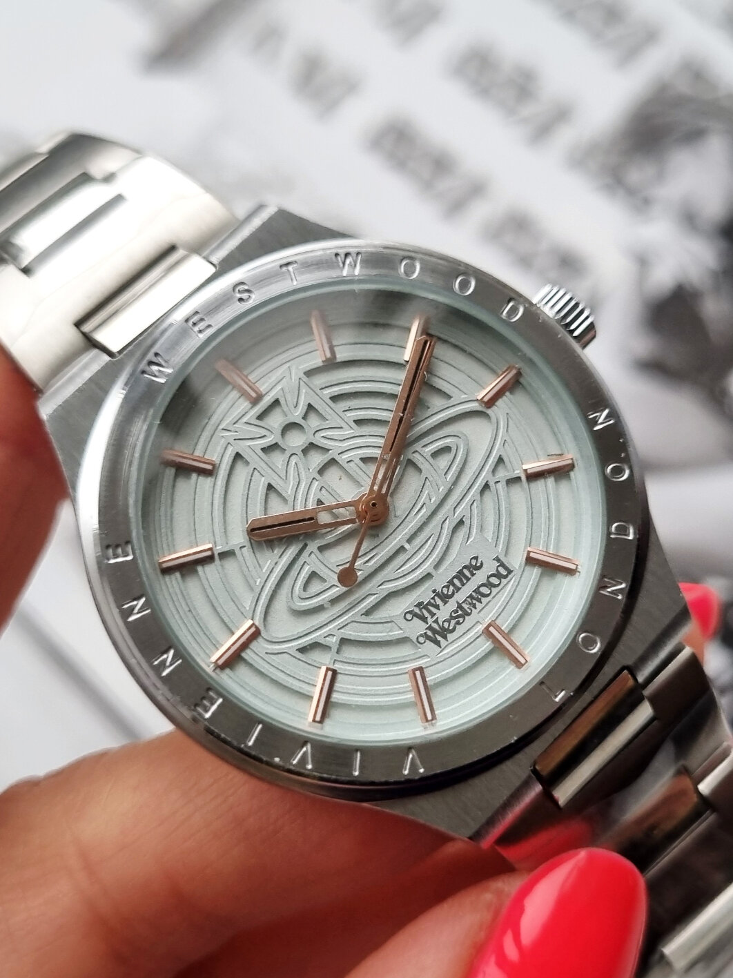Женские часы Vivienne Westwood VV257LBLSL, кварцевые, нержавеющая сталь