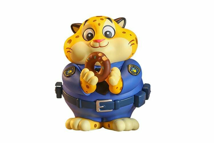 Коллекционные фигурки унисекс POP MART Zootopia Джуди Секретные коробки, Confirmed-Officer Benjamin (Open)