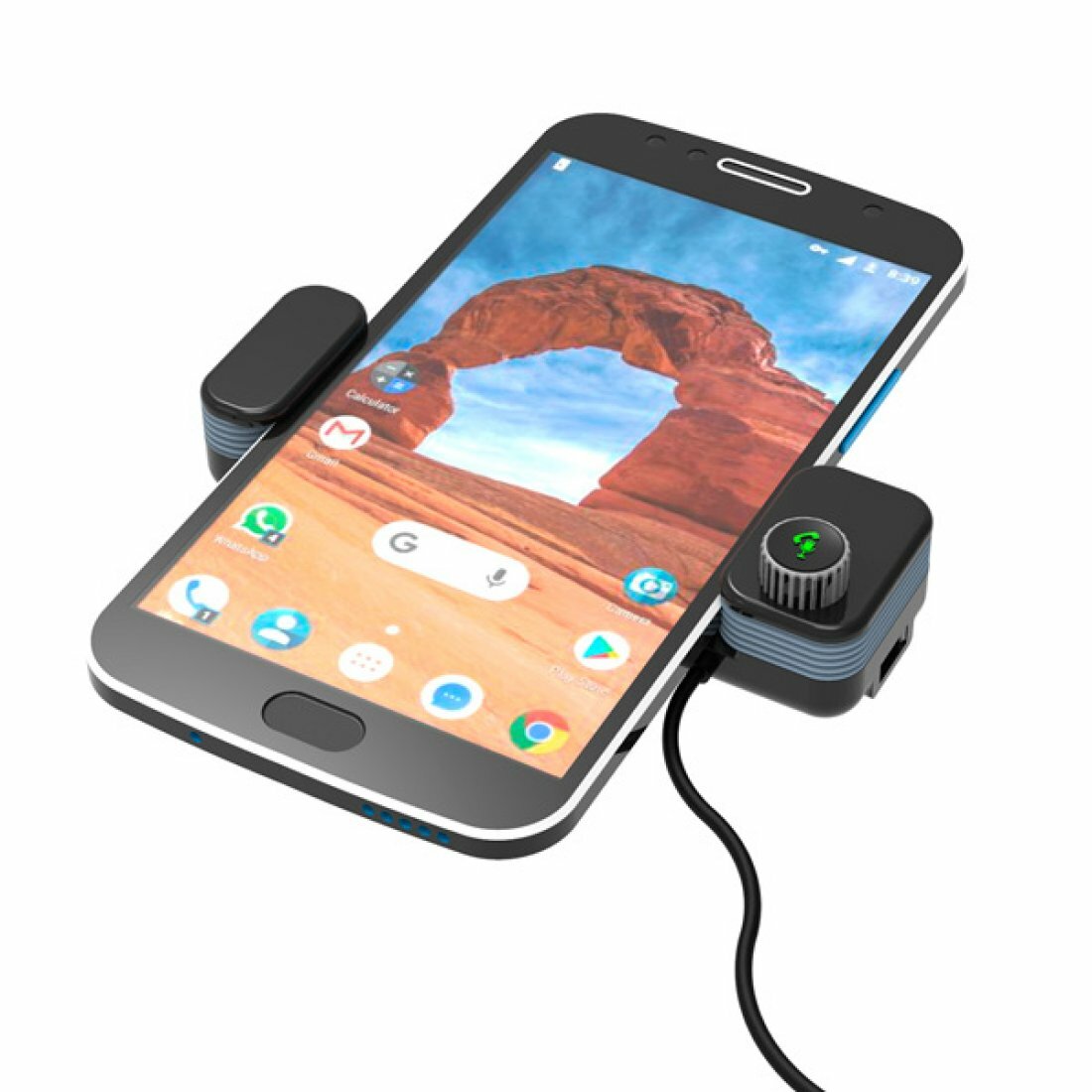 Автомобильный FM-модулятор Ritmix FMT-A880 черный MicroSD BT USB (80001662)