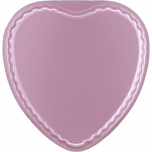Форма для выпекания (металл) Guardini Bon Ton Сердце сиреневая 25x25 см