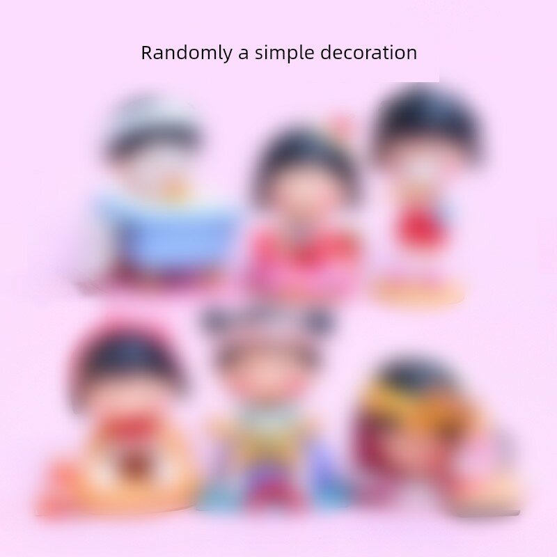 Японская аниме-фигурка Chibi Maruko-chan в слепой коробке, милая мультяшная кукла, украшение для рабочего стола,