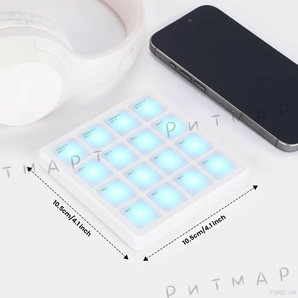 M-VAVE MINI-PAD SK16 MIDI-контроллер — фото 1