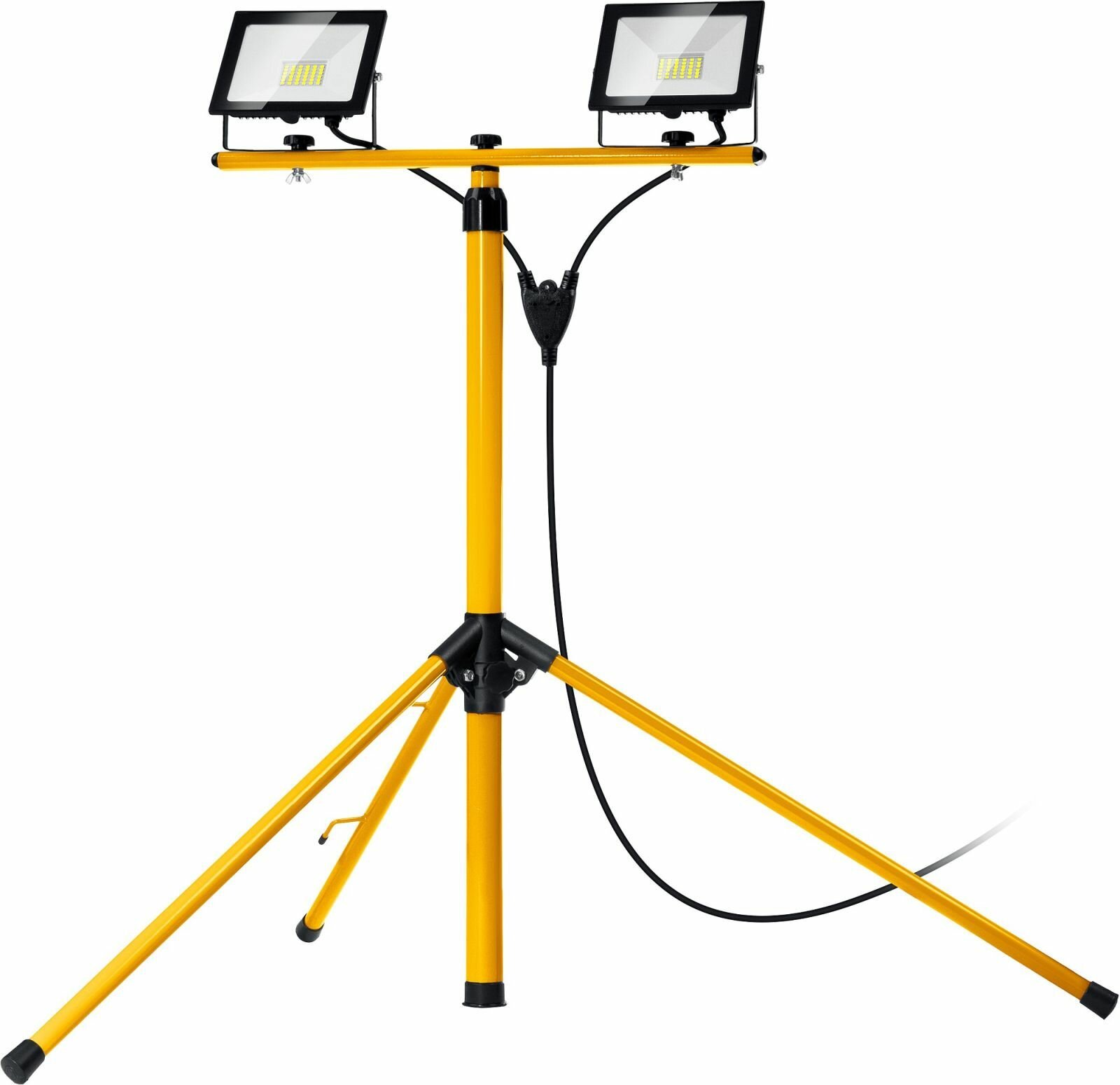 Прожектор STAYER LED-MAX, светодиодные, 2х30 Вт, 6500 К, IP 65, 1.6 м, на штативе