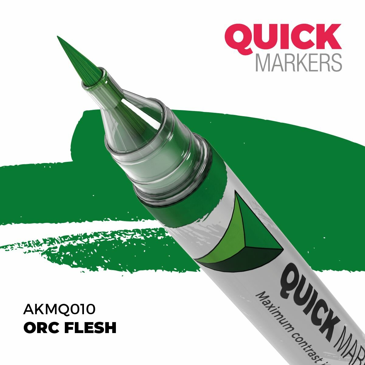 Маркер-кисть AK Orc Flesh - Quick Marker