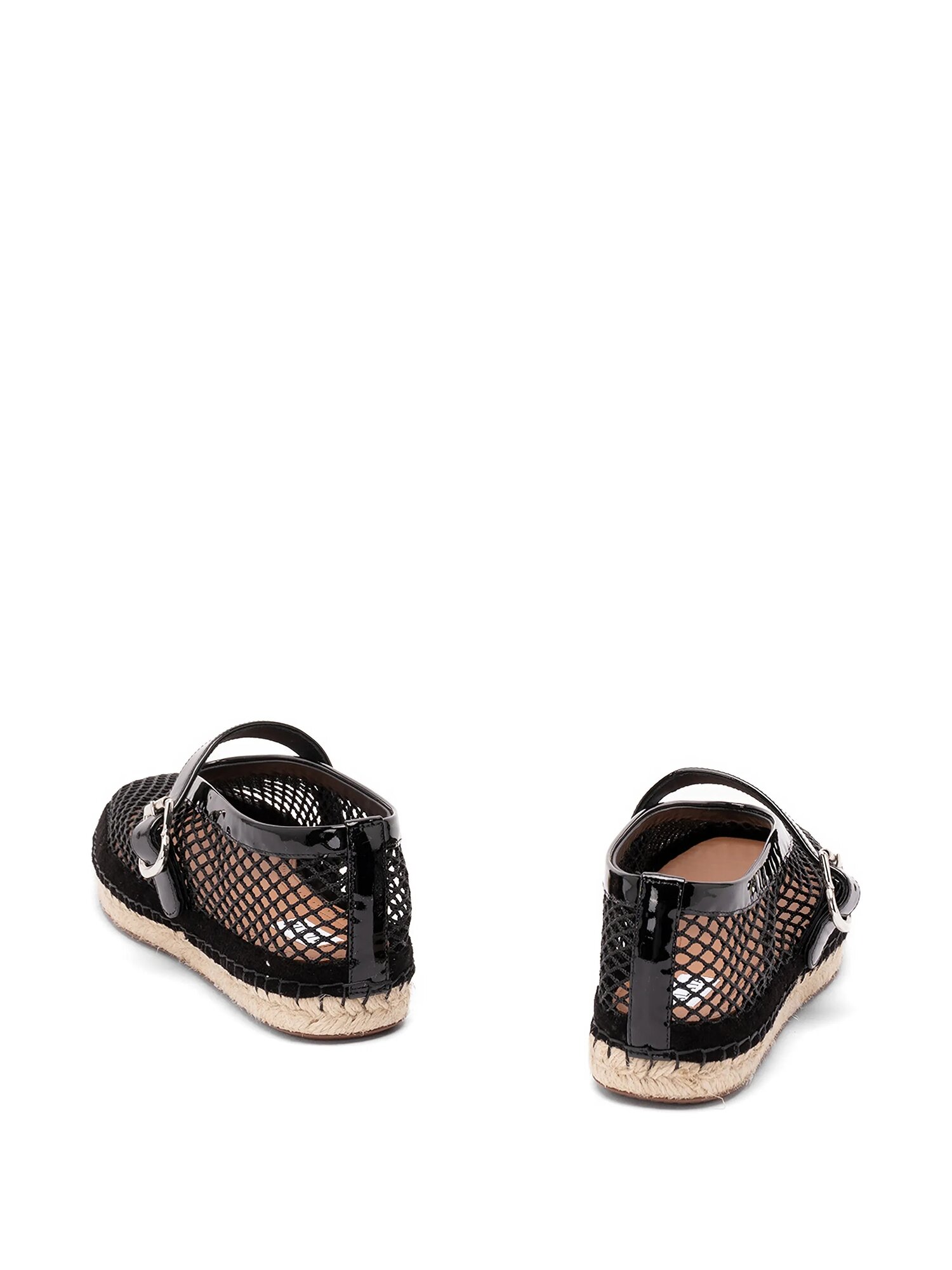 Эспадрильи Alaia Mesh buckle-fastening espadrilles, размер 39, white — фото 1
