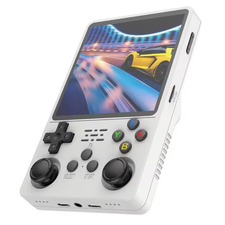 R36Plus портативная игровая консоль 64/128ГБ 128GB, White