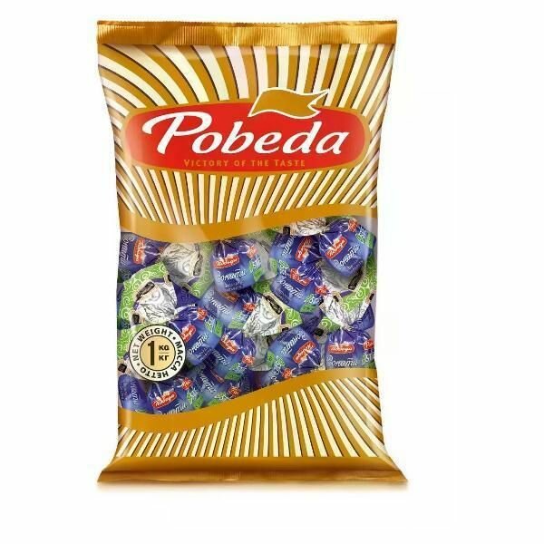 Конфеты Победа вкуса "Соната" с лесным орехом без сахара, 1 кг