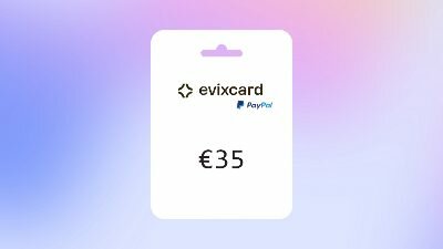 EvixCard PayPal EUR 35 Подарочная карта • для России • цифровой ключ