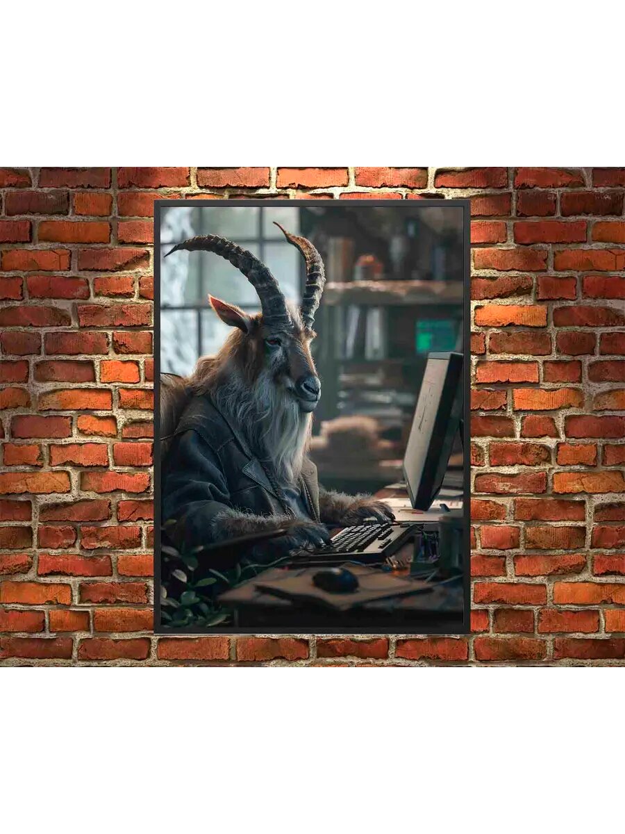 Мархор Программист для животных 2, Плакат 30x42см