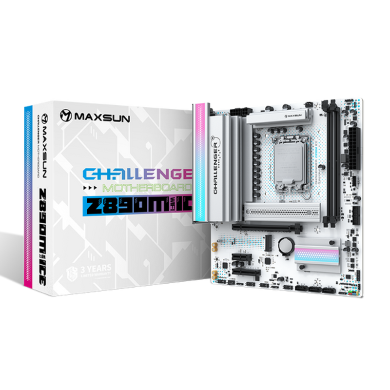 Материнская плата Maxsun Challenger Z890M WIFI ICE