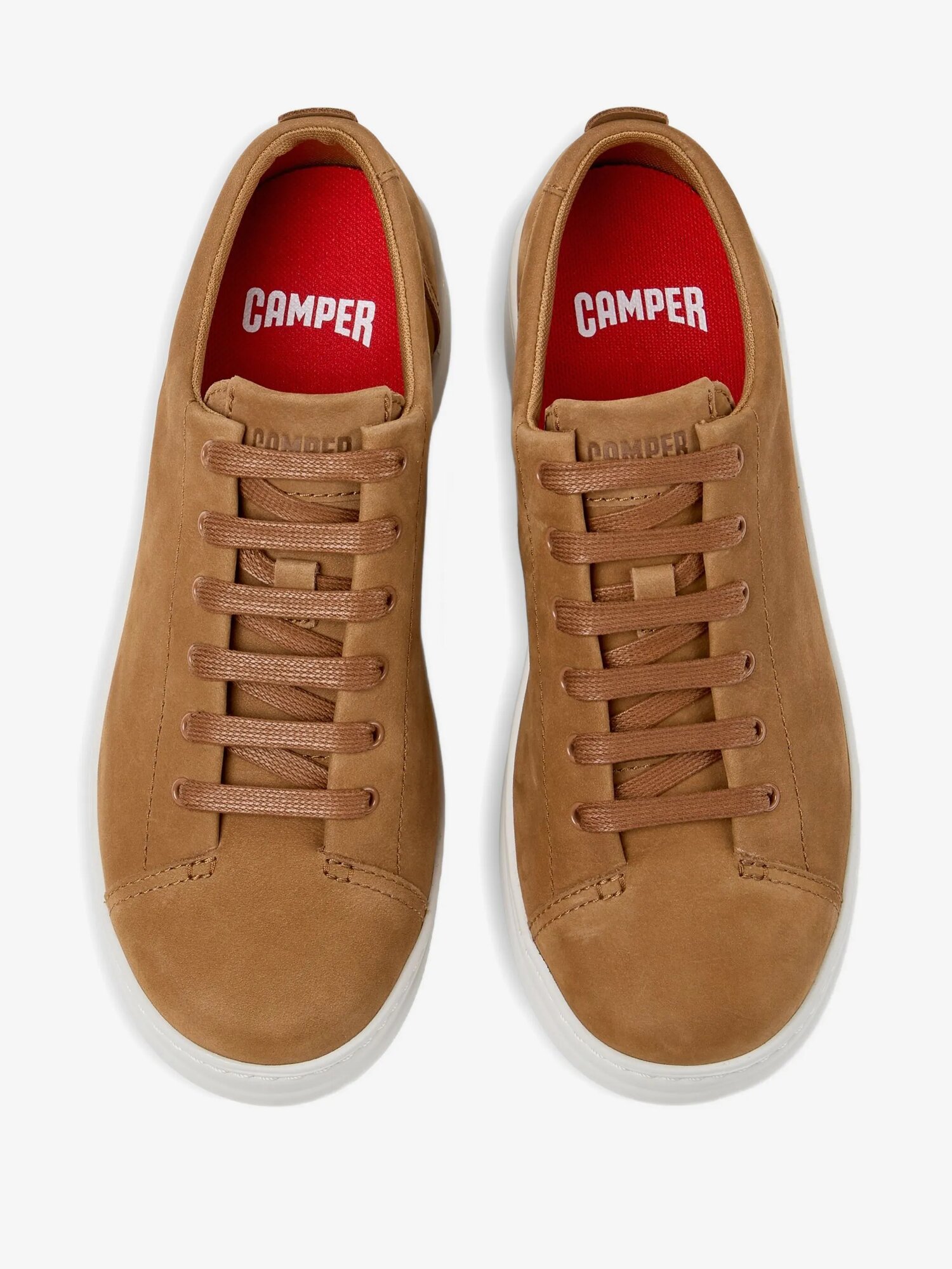Кроссовки Camper Runner Up, размер 38 EU, коричневый/серый/оранжевый — фото 1