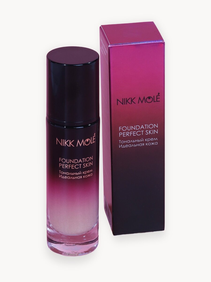NIKK MOLE Тональный крем для лица "Идеальная кожа" Фарфоровый N0