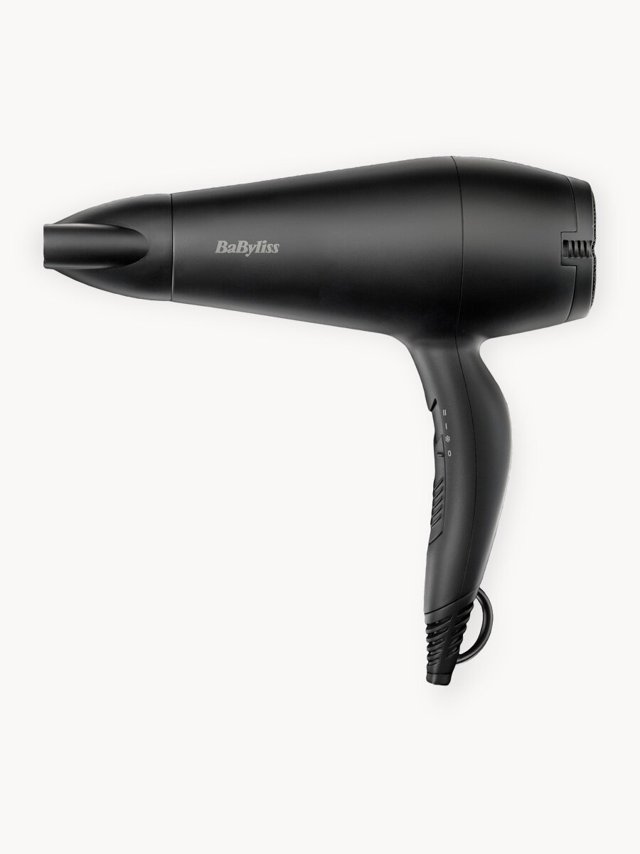 Фен BaByliss D215DE DC, мощность 2000Вт, 2 температуры, 2 скорости, петля для подвешивания