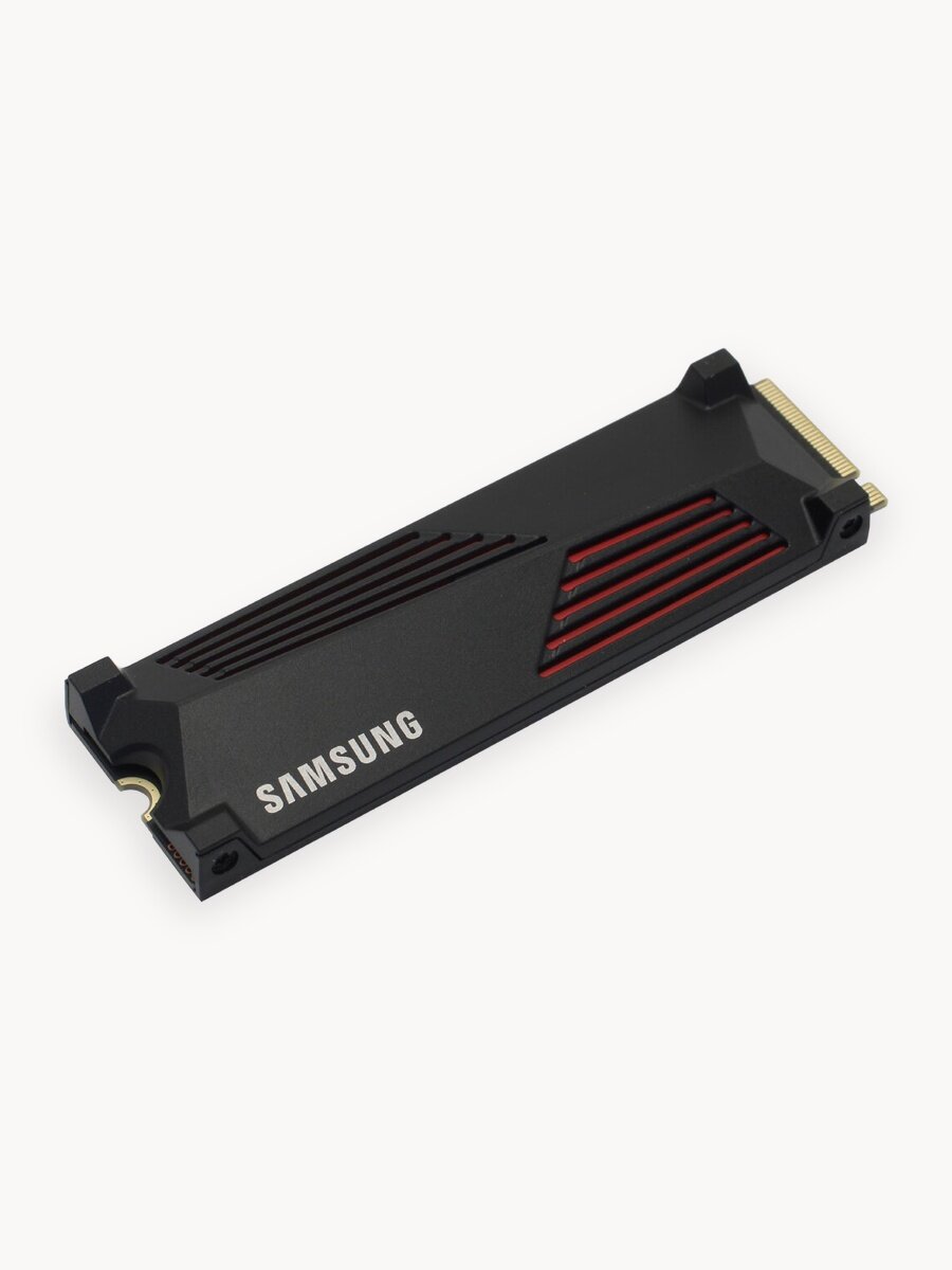 Твердотельный диск 1TB Samsung 990 PRO, M.2, PCI-E 4.0 x4, TLC 3D NAND [R/W - 7450/6900 MB/s] with Heatsink/EU