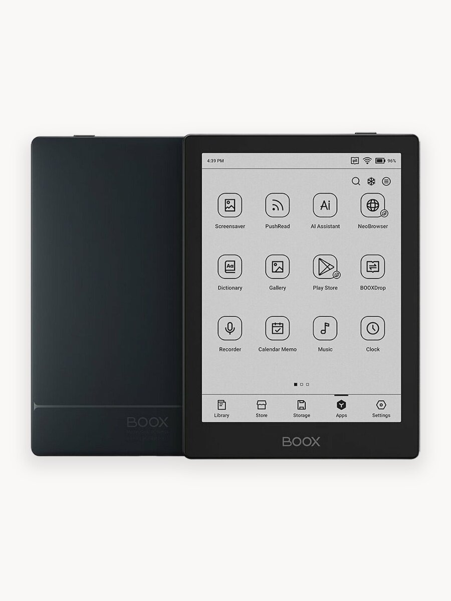 Электронная книга ONYX BOOX Go 6 (E Ink Carta Plus 6", 32ГБ, Android 11, чёрная).