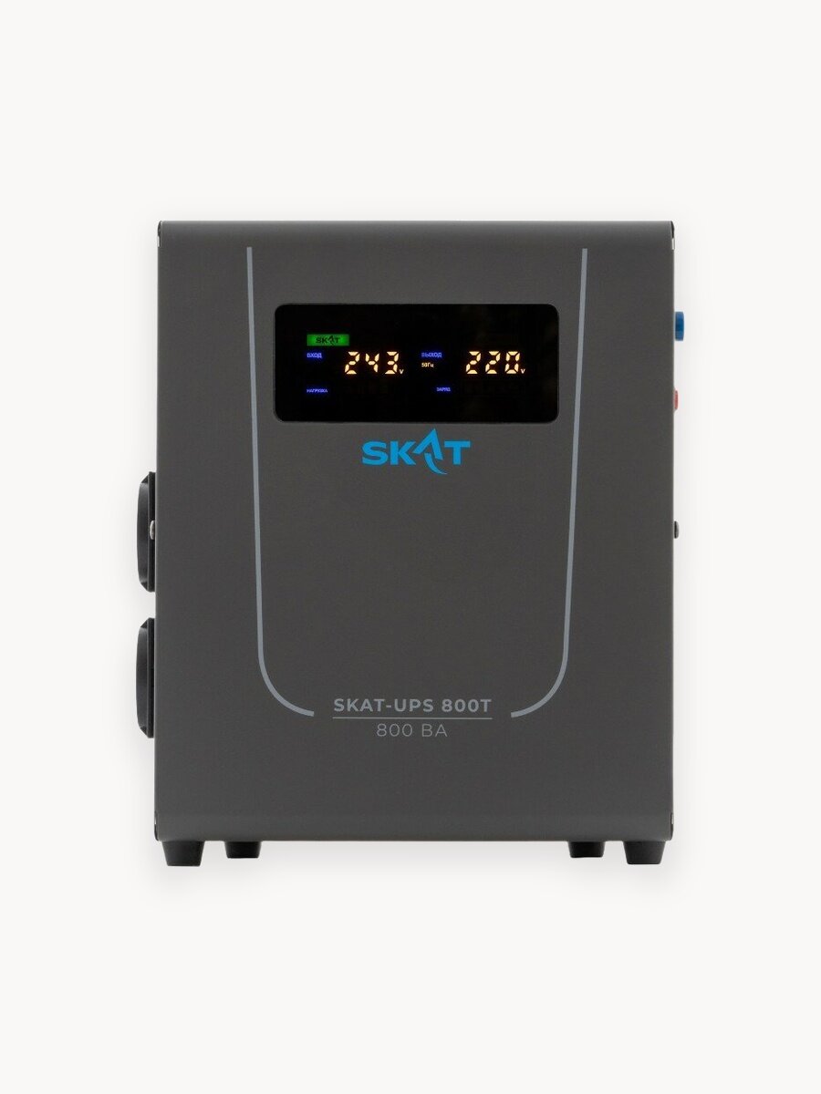 Линейно-интерактивный ИБП SKAT UPS-800T для отопительных котлов и другого чувствительного оборудования