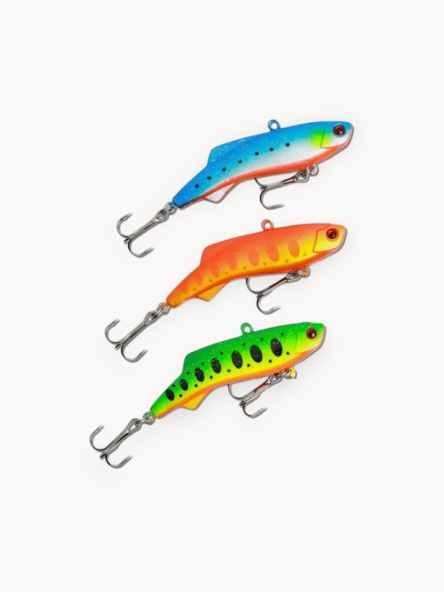 Силиконовые раттлины вибы для зимней рыбалки ратлин на судака и щуки vibe 73мм. 17гр.