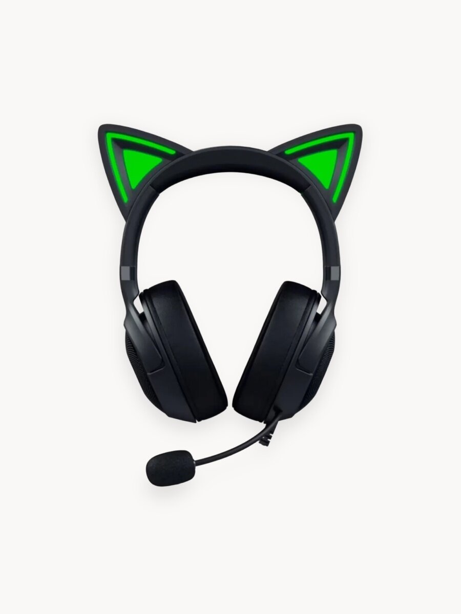 Наушники игровые Razer Kraken Kitty V2 (RZ04-04730100-R3M1), подсветка, черный