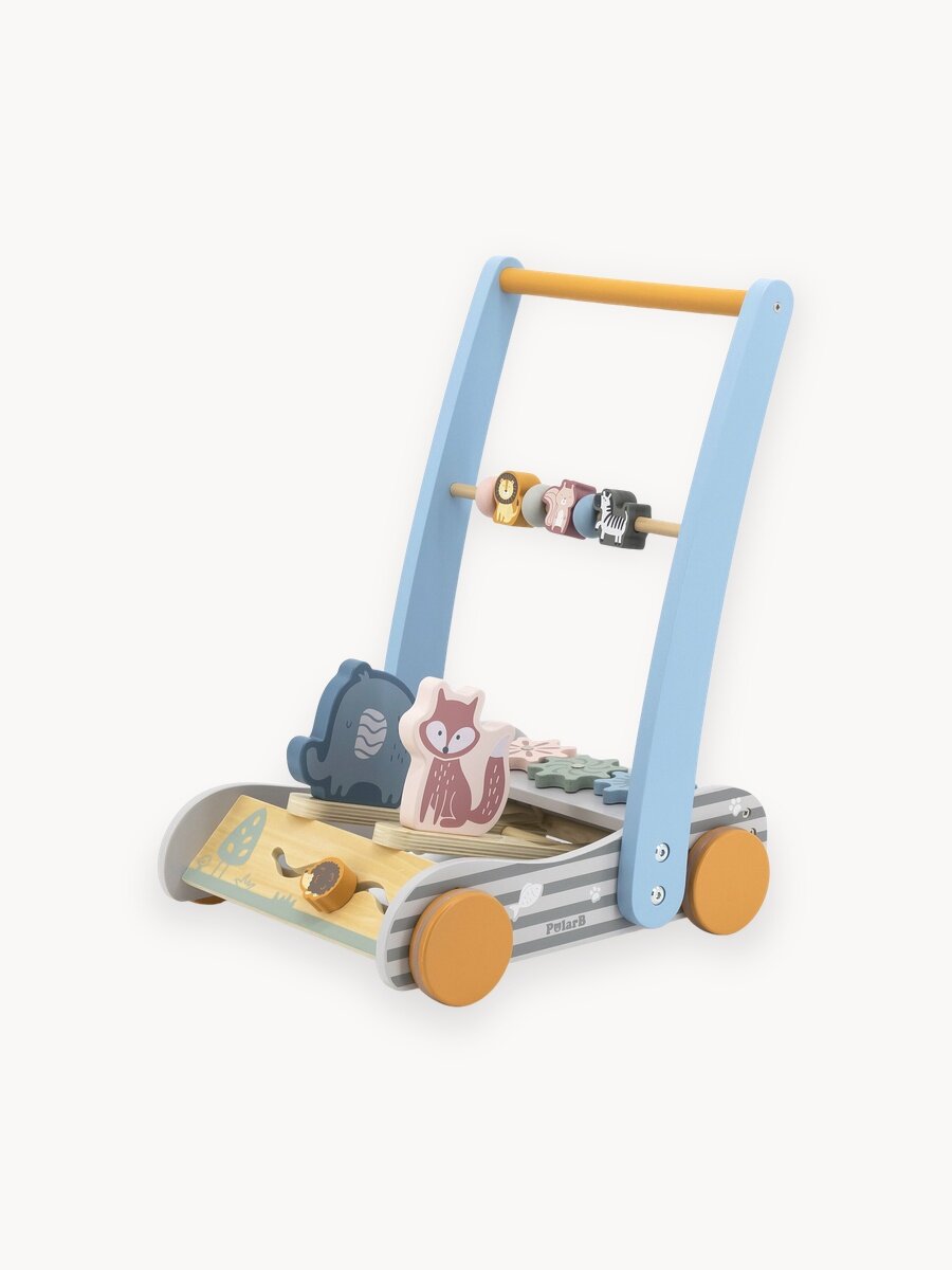 Детские ходунки Viga Toys PolarB Animal Friends с фигурками животных, 44084