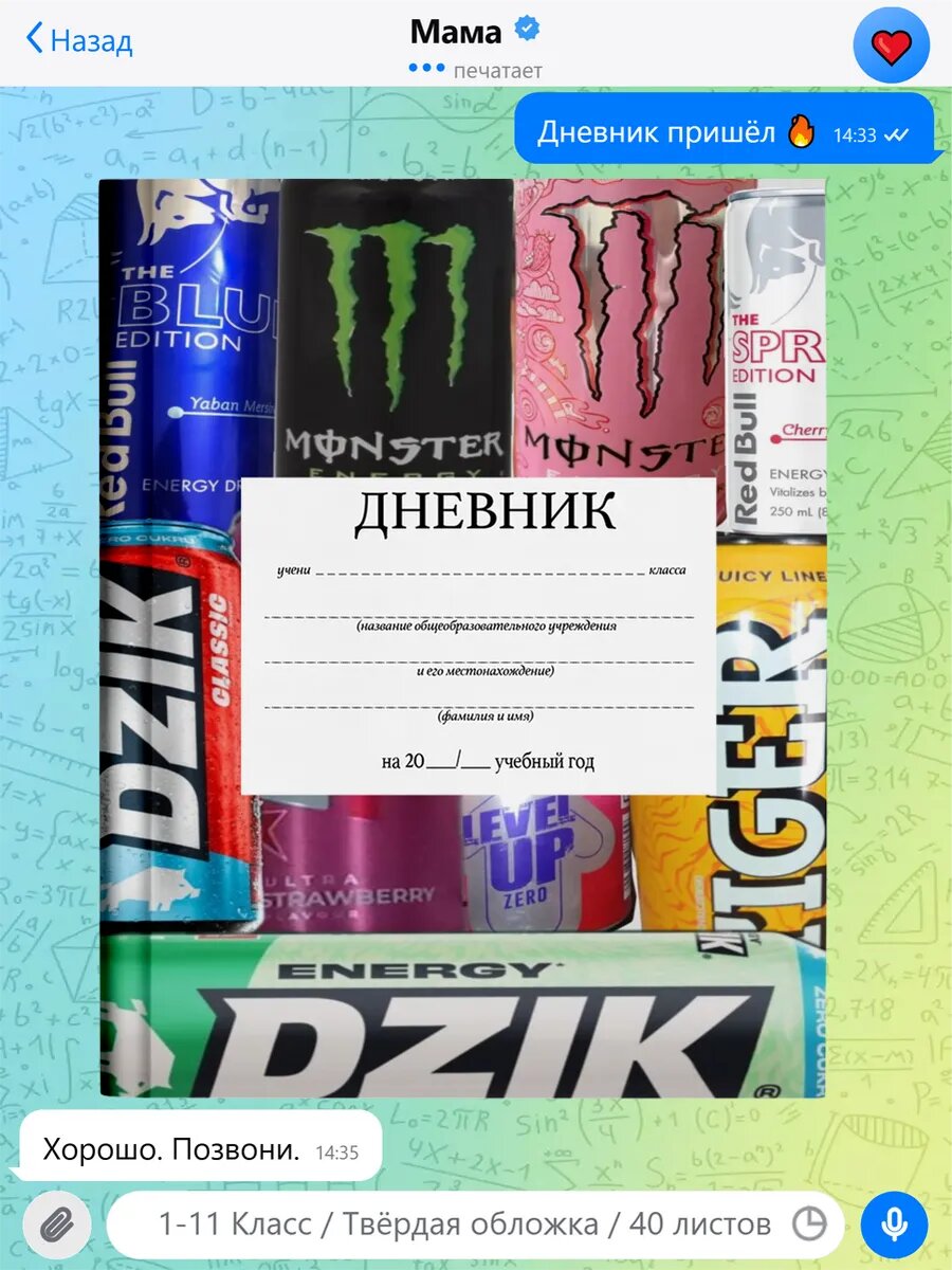 Школьный дневник с принтом y2k pinterest