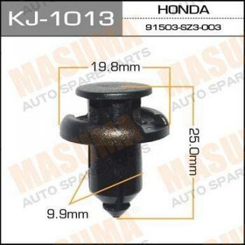 Автоклипса / аналог Honda 91503-SZ3-003 (автокрепеж Masuma), ZIKJ1013