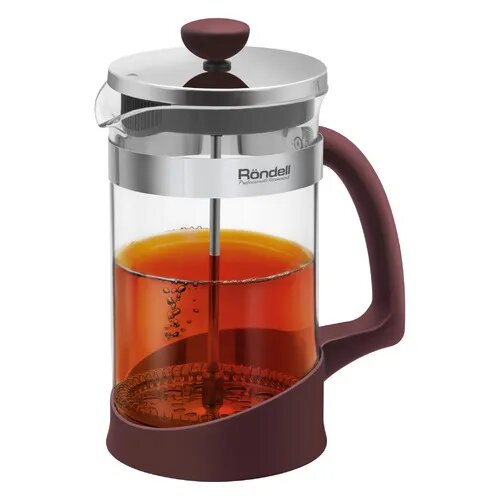 Френч-пресс Rondell Bojole RDS-1903, 1л, бордовый