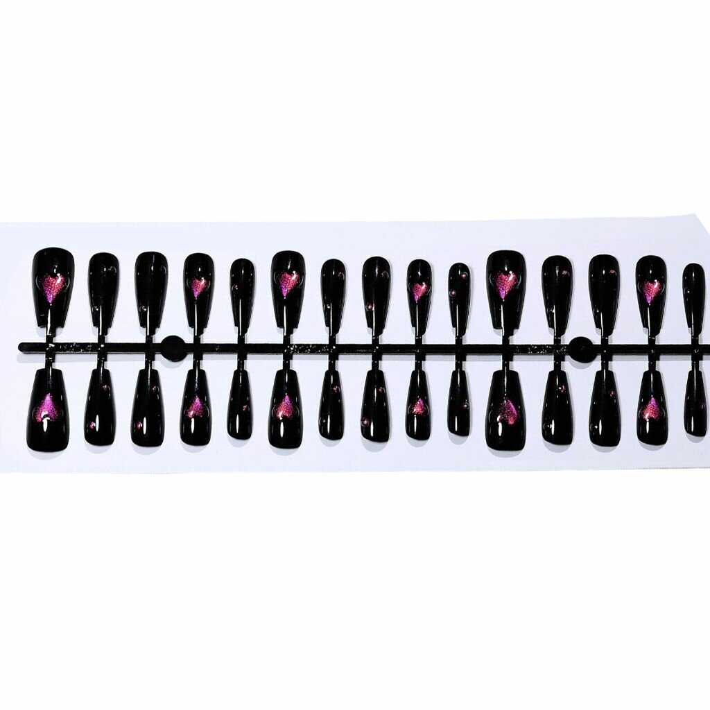 (1 сумка) 30 штук позолоченных доспехов ручной работы - Черное сердце