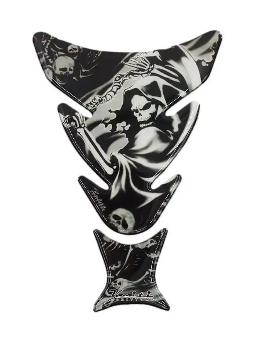 Наклейка на бак мотоцикла рыба от мототор