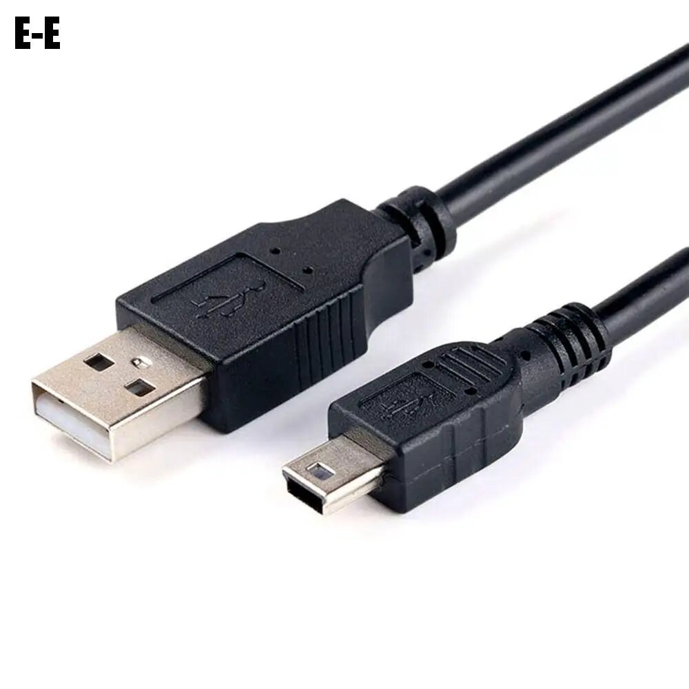 0,8 м USB-кабель типа A для мини-USB для синхронизации данных, 5-контактный B-папа-папа, зарядный шнур для камеры MP3 MP4 Новый
