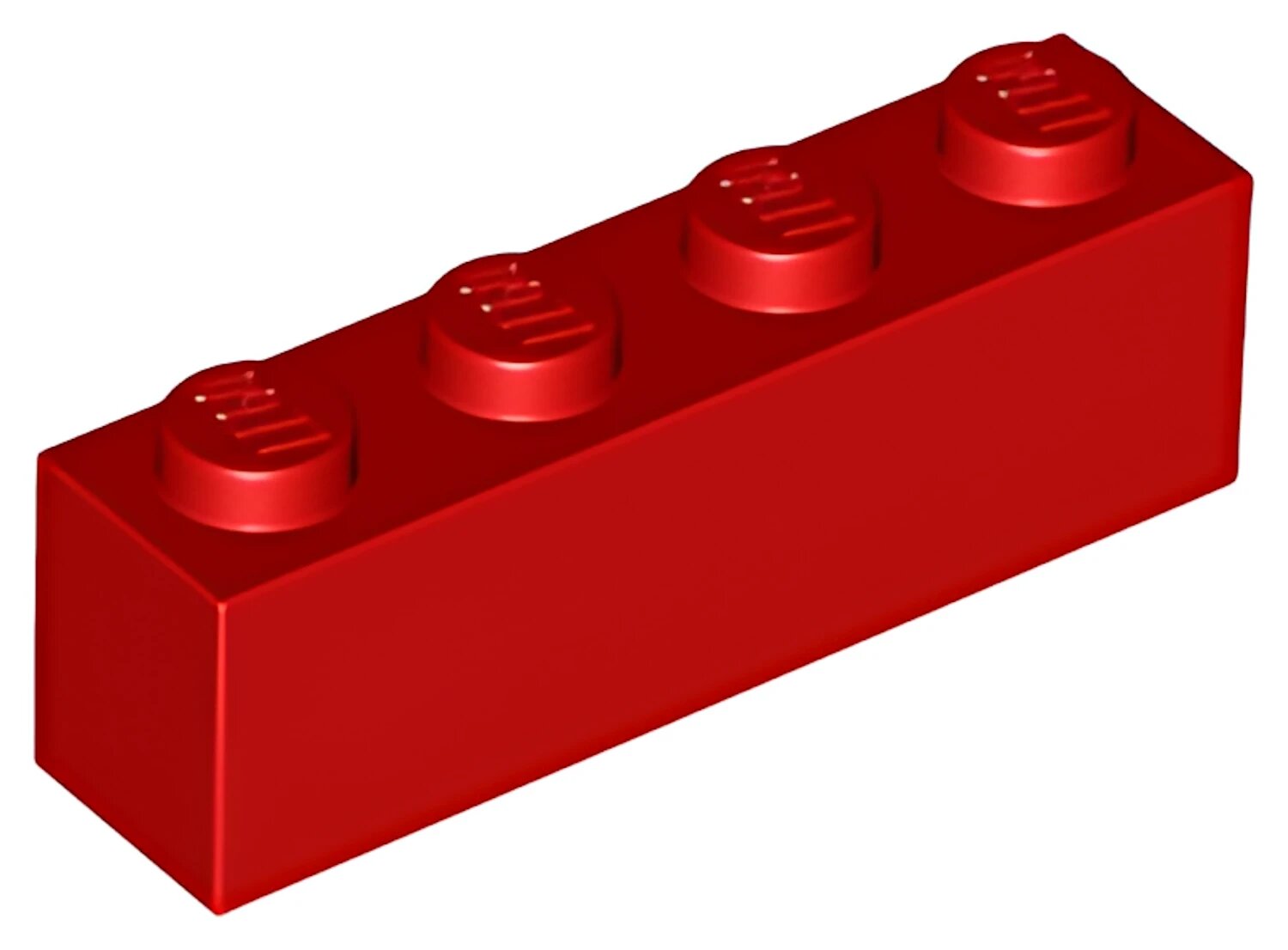 Кирпич LEGO Brick 1 x 4 3010 (6146) Red U