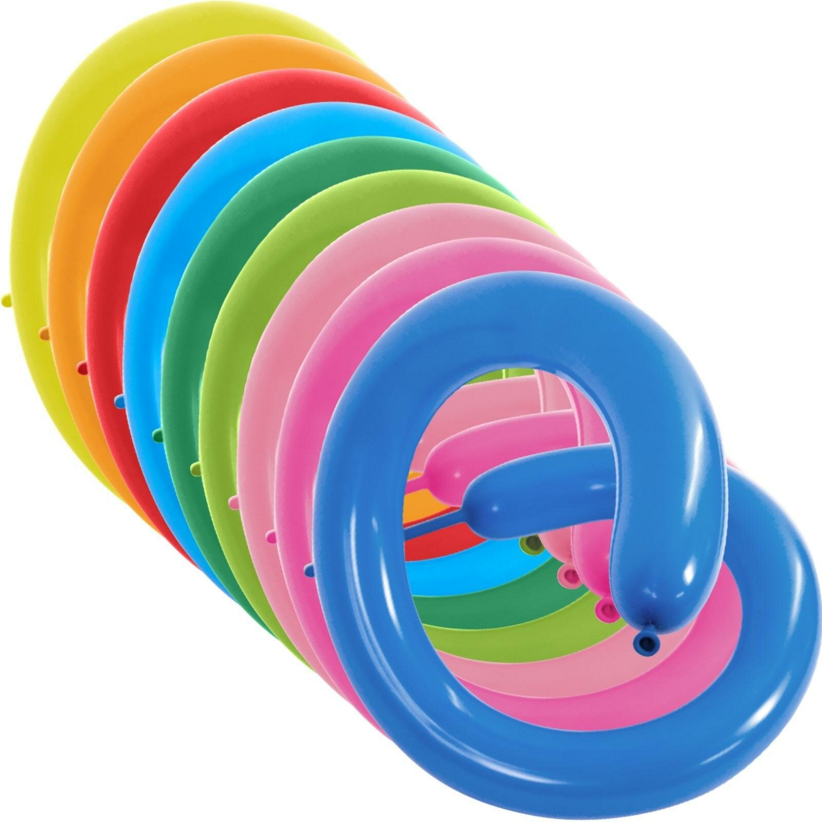 Шар для моделирования 260, ассорти, пастель, набор 100 шт, Микс