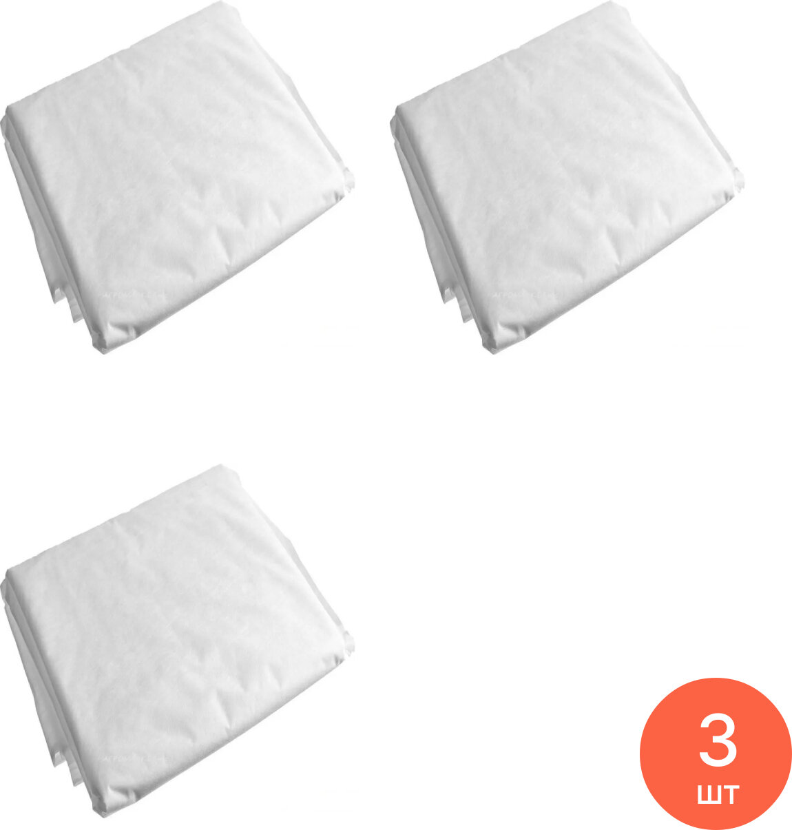 Укрывной материал №17 для защиты растений, спанбонд, белый, 3.2×10м / дом и сад (комплект из 3 шт)