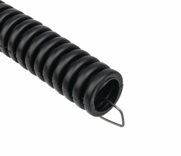 Труба гофрированная из ПНД, черная, Ø20 мм (бухта 25 м/уп.) REXANT