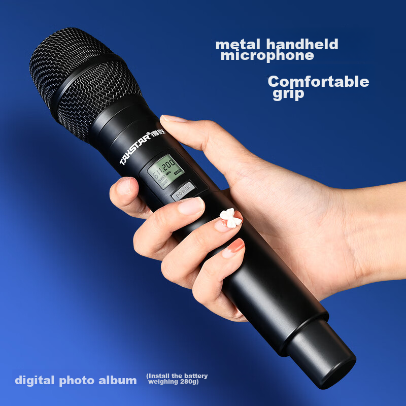 Радиосистема TAKSTAR TS-3310UH концертный, для вокала, black