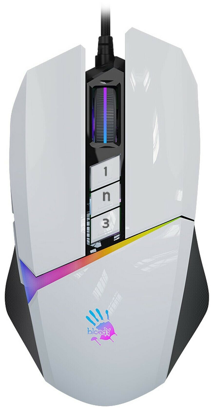 Мышь A4Tech Bloody W60 Max белый