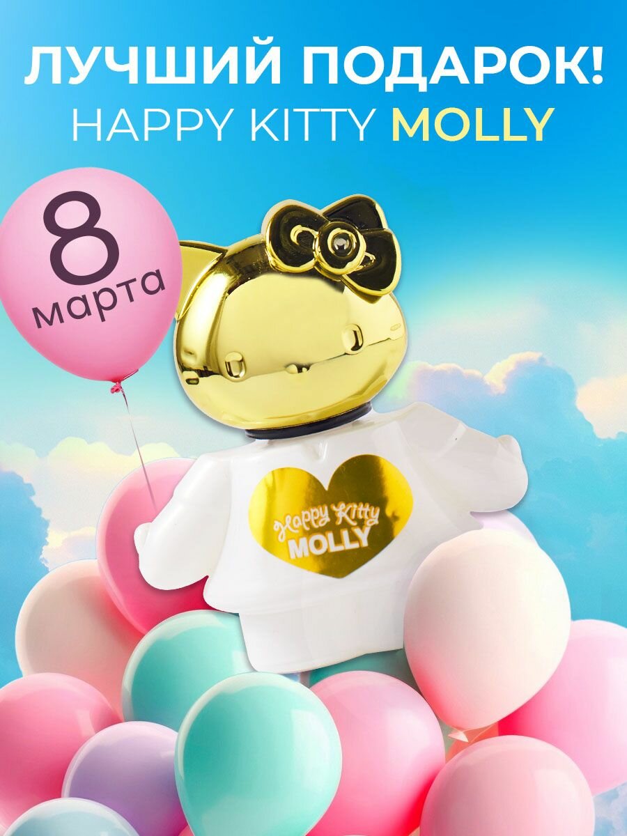 Духи детские для девочки, душистая вода Happy Kitty "Molly" 20 мл. духи для девочек