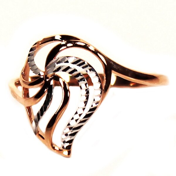 Кольцо, красное золото, 585 проба