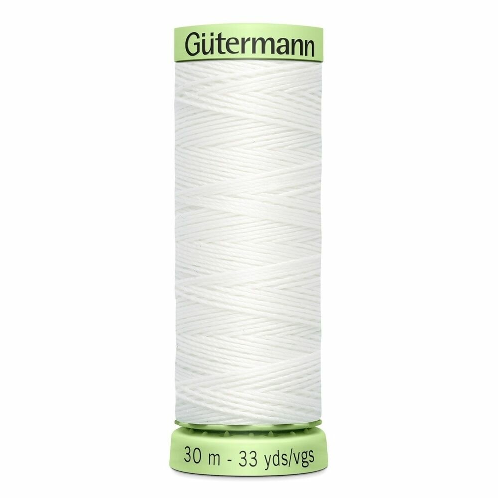 Декоративная нить Gutermann Top Stitch 30/30 м для декоративной отстрочки, 100% полиэстер, цвет 800 белый, 5 шт (3)