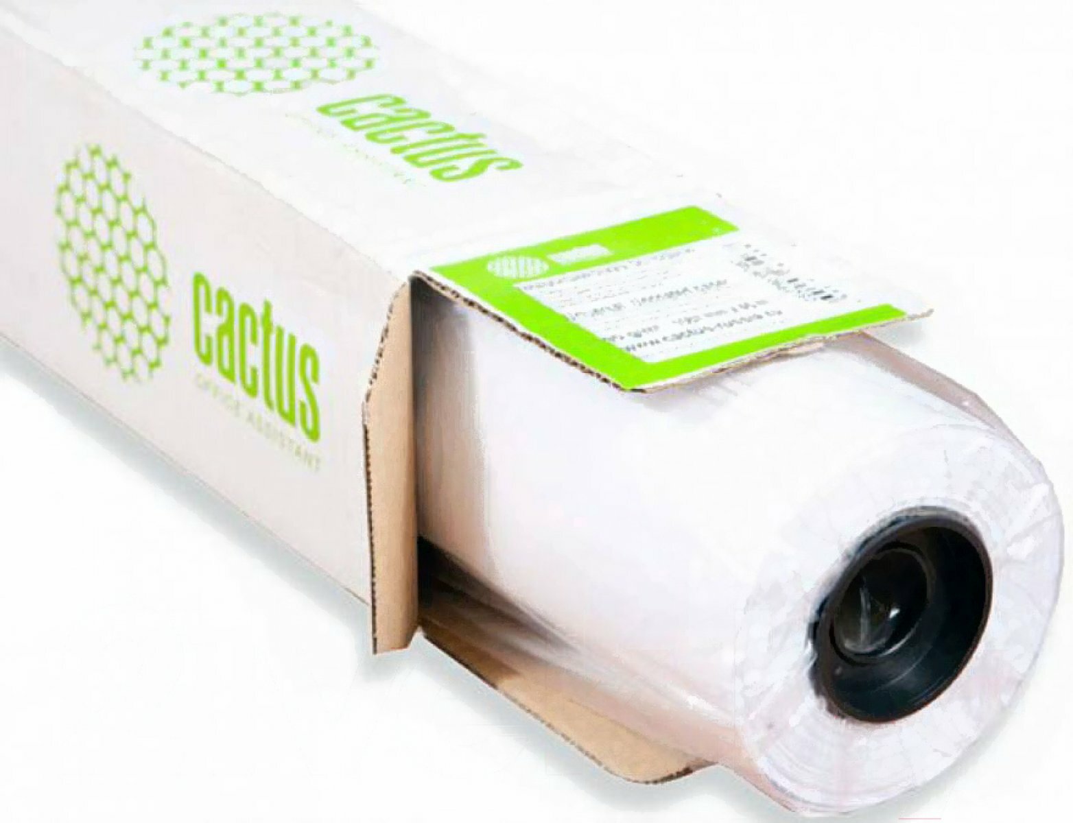 Бумага Cactus Eco CS-LFP80-914457E 36"(A0) 914мм-45.7м/80г/м2/белый CIE155 для струйной печати втулка:50.8мм (2") (упак:1рул)